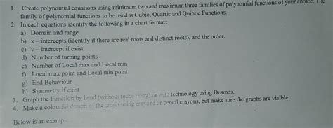 Solved 1 Create Polynomial Equations Using Minimum Two And Solved 1 Create Polynomial Equations Using Minimum Two And