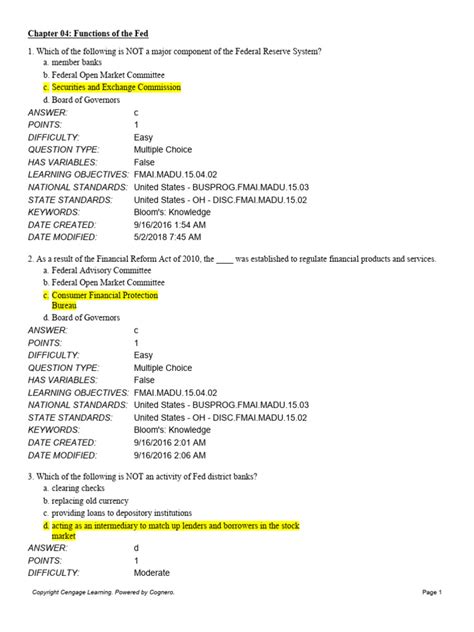 Chapter 04 Functions Of The Fed Pdf Federal Reserve Money Supply