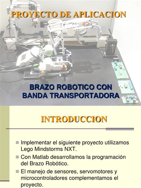 Uso De Matlab Y Simulink Para El Control De Robots Presentacion Pdf Electrónica Informática