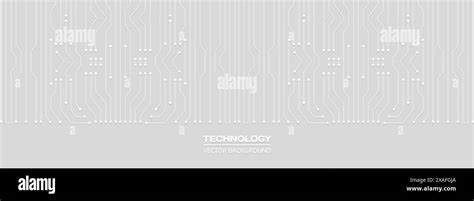 Gray Abstract Futuristic Technology Circuit Board Background Digital Technology Technological