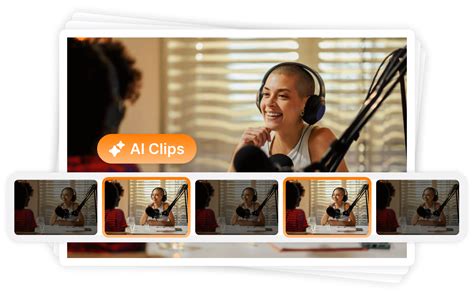 将您的内容重新调整为病毒式视频剪辑 Wui Ai