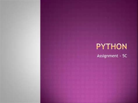 ppt python powerpoint presentation free download id 2582678