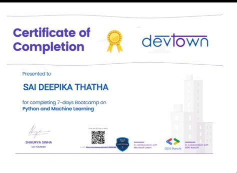 Saideepika Thatha On Linkedin Python Machinelearning Bootcamp