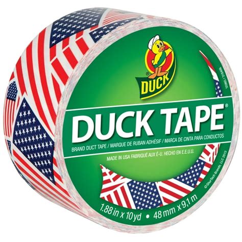 Duck Tape Patterned Duck Tape 188 X 10 Yds Us Flag