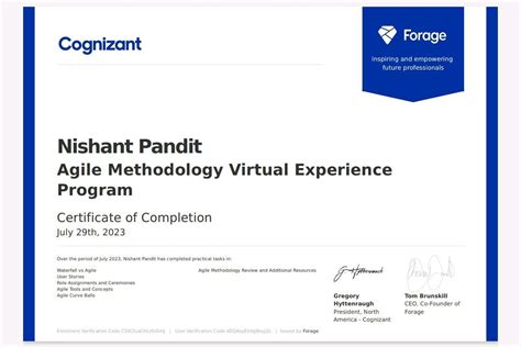 Nishant Dixit On Linkedin Agilemethodology Certification Cognizant Agileleadership