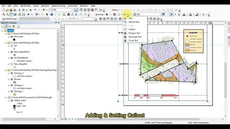 How To Add And Set Callout In Arcmap Arcgisbasic Arcgis Tutorials Youtube