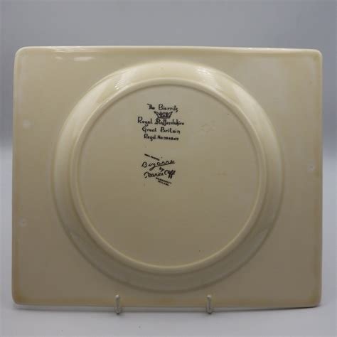 Antique Clarice Cliff 1930s Bizarre Honey Glazed Biarritz Plate Antiques Co Uk