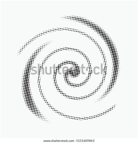 Design Whirlwind Abstract Monochrome Swirl Stock Vector Royalty Free