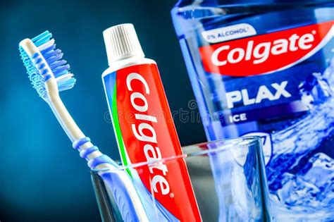 Composition With Colgate Toothpaste And Toothbrush Editorial Photography Image Of Oral