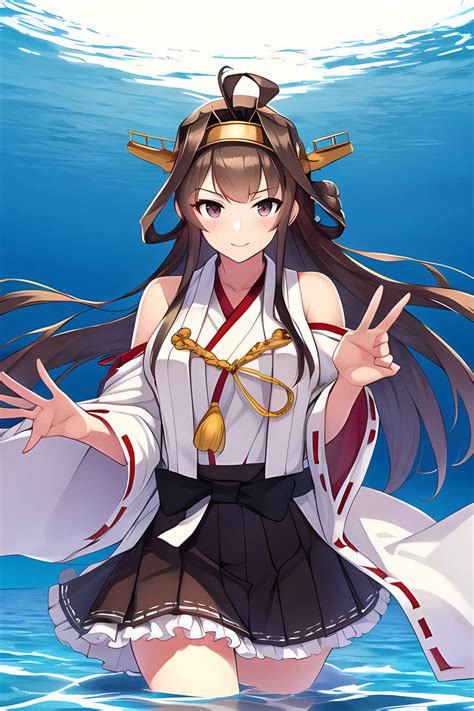 Kongou Kancolle 4 By Utopaiart On Deviantart