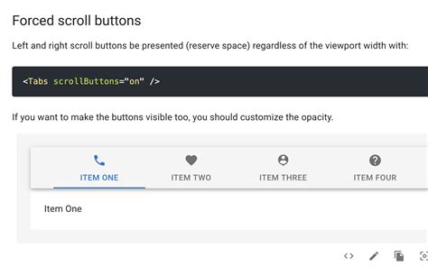 Tabs Forced Scroll Buttons Dont Work · Issue 22181 · Muimaterial Ui · Github