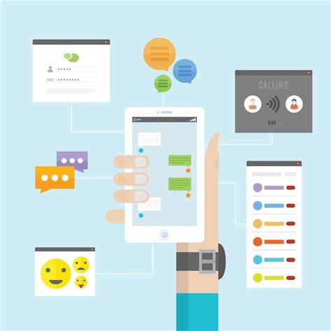 Premium Vector Instant Messaging