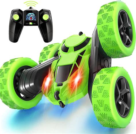 어린이를 위한 양면 플립 Rc 스턴트 카 24ghz 원격 제어 자동차 360도 회전이 가능한 오프로드 자동차 장난감