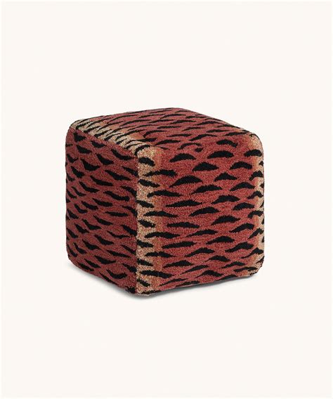 Tula Tiger Pouf Small Oikos