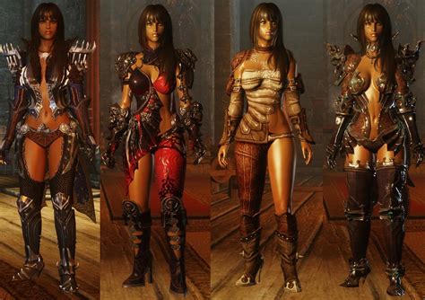 Tera Armors Cfl02 Cfl18 Hefh16 Hefh19 CBBE By Nausicaa At Skyrim