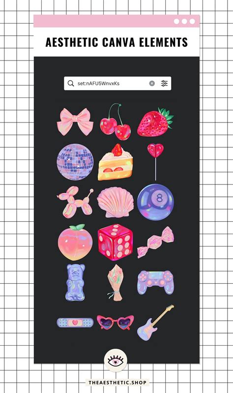 My Favorite Aesthetic Canva Element Sets For Canva Free The Aesthetic