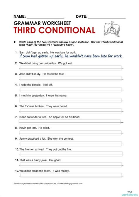 Conditionals Interactive Worksheets And Online Exercises Topworksheets