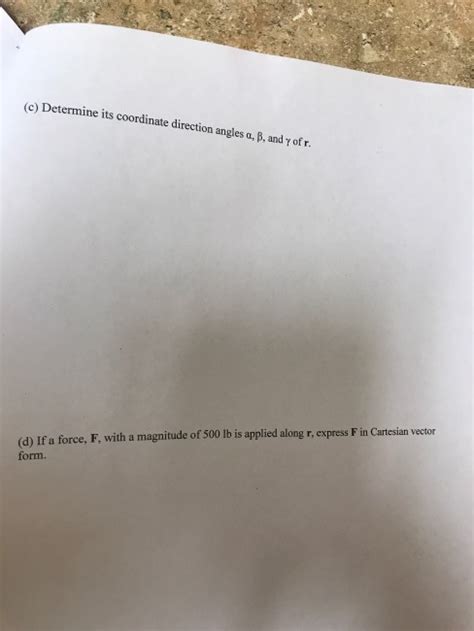 Solved A Express The Position Vector R In The Above Chegg