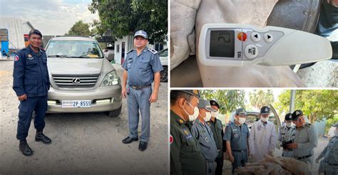 សមត្ថកិច្ច ចម្រុះ ឃាត់ រថយន្ត ១ គ្រឿង ដឹក ជ្រូក ក្លា សេ ១១០ ក្បាល ខូចគុណភាព និង គ្មាន ឯកសារ នាំ