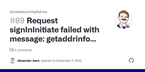 Request Signininitiate Failed With Message Getaddrinfo Enotfound · Issue 89