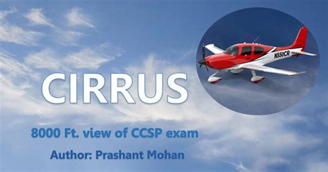 Infosec Train On Linkedin Ebook Cirrus 8000 Ft Of Ccsp Course