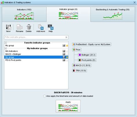 New Features Of Prorealtime V111