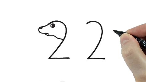 Рисуем Собаку из цифр 22 Youtube