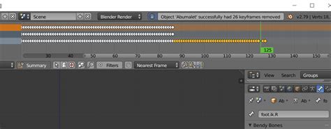 Animation How To Delete Keyframes In The Armature Blender Stack