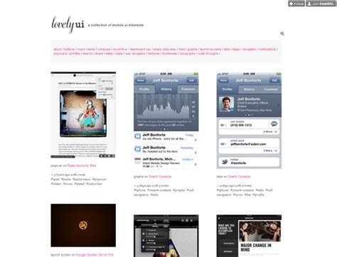 Mobile Ui Design Patterns 10 Sites For Inspiration Webfx