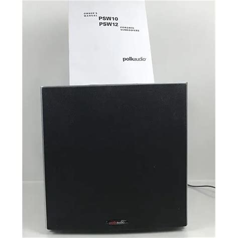 New Polk Audio Psw10 One Powered Black Subwoofer New In Box