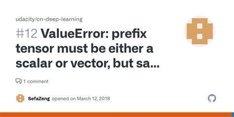 Valueerror Prefix Tensor Must Be Either A Scalar Or Vector But Saw Tensor Tensorplaceholder