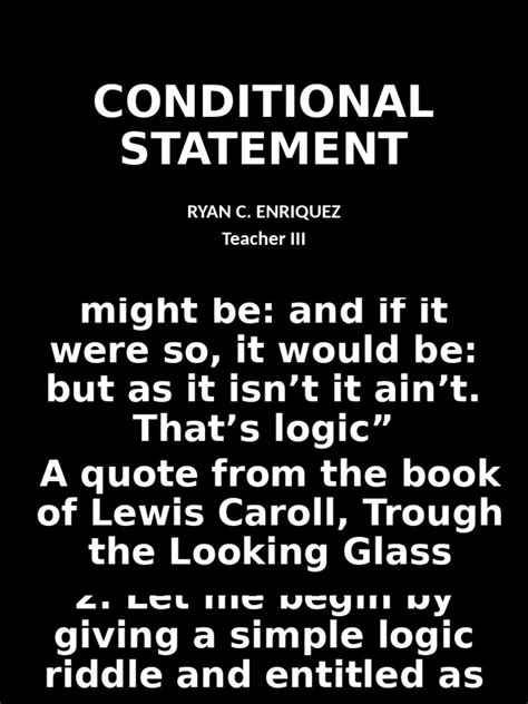 If Then Statement Script For Rbi Q2 Week 6 Pdf Mathematics Geometry