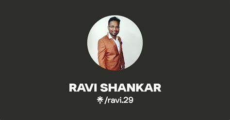Ravi Shankar Instagram Facebook Linktree