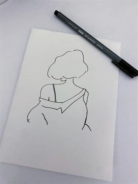 短发简笔画女孩简单又好看 短发简笔画女孩简单又好看图片 画趣文库（我爱生活）