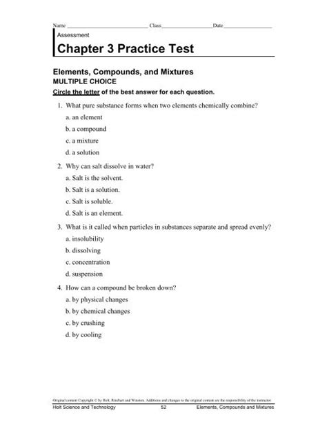 Chapter Practice Test