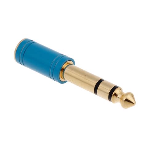 Poplis Durable Brass 6 35mm To 3 5mm Connector Perfect For Headphones Adapter 3 5 Plug