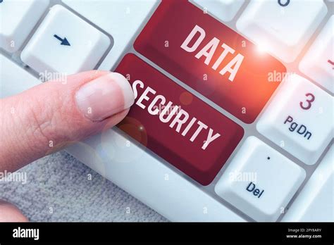 Text Caption Presenting Data Security Word Written On Confidentiality