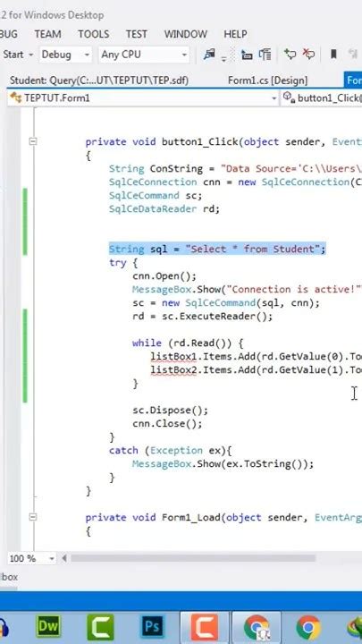 122 How To Retrieve Data From Database In C In Combobox Youtube