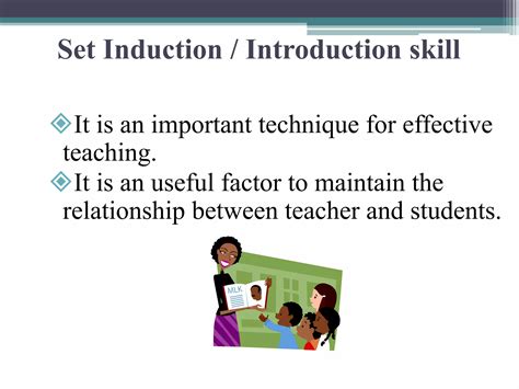 Set Induction Skill Pptx