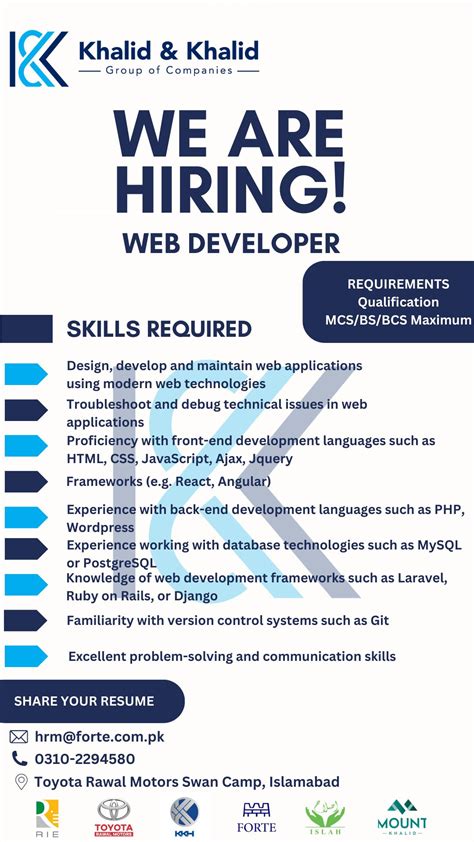 Iram Tahir On Linkedin Webdeveloper Webdesigner Jobinrawalpindi Jobsinislamabad Recruitment