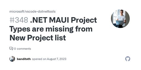 Net Maui Project Types Are Missing From New Project List · Issue 348