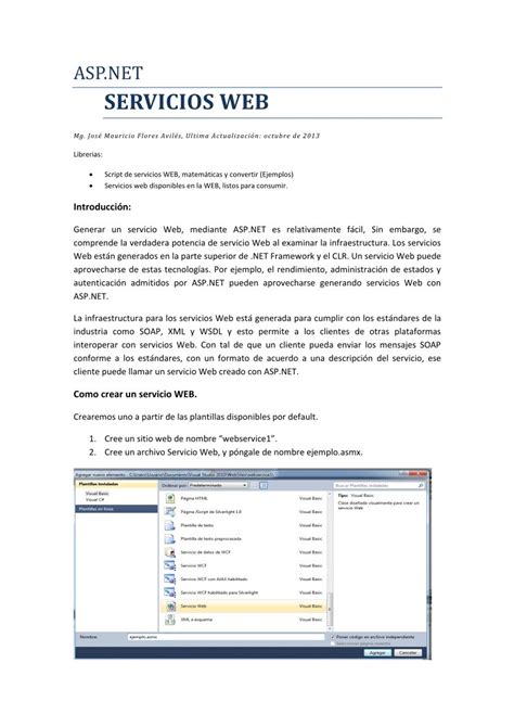 PDF de programación ASP NET Servicios Web