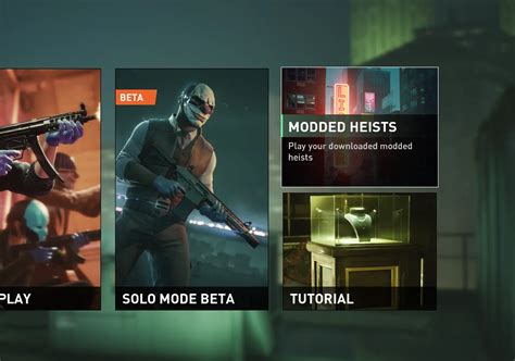 Modded Heist Selection Menu By Shalashaska Payday 3 Mods Modworkshop