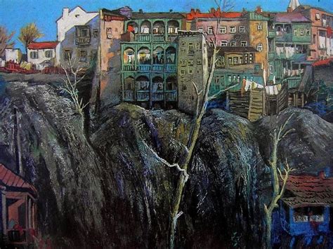 Elene Akhvlediani — Georgian Landscape Paintings | Landscape paintings ...