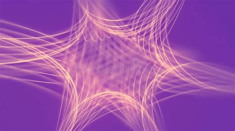 Abstract Loop Animation Of A Geometric Figure With Flowing Shapes 3d Rendering Stock Footage