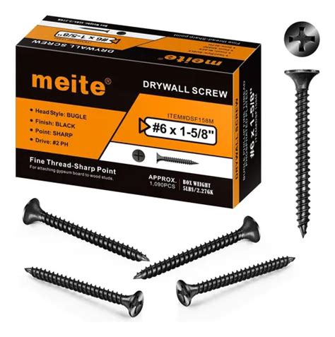 Parafusos De Drywall Meite 6 X Parafusos De Madeira De Fina