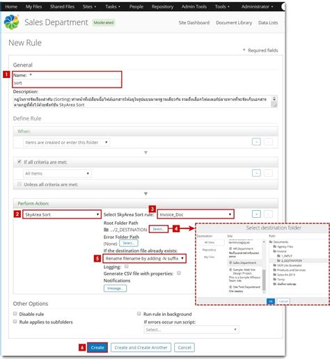 automatic documents sorting dynamic folders and filenames alfresco