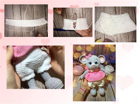 English Crochet Pattern Mice Nyusya And Artem