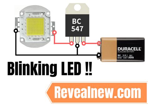 Simple LED Blinking Circuit RevealNew