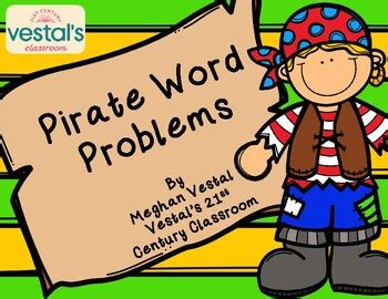 Multi Step Word Problem Task Cards Pirate Theme TPT